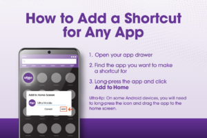 How to create a shortcut on Android | Ultra Mobile