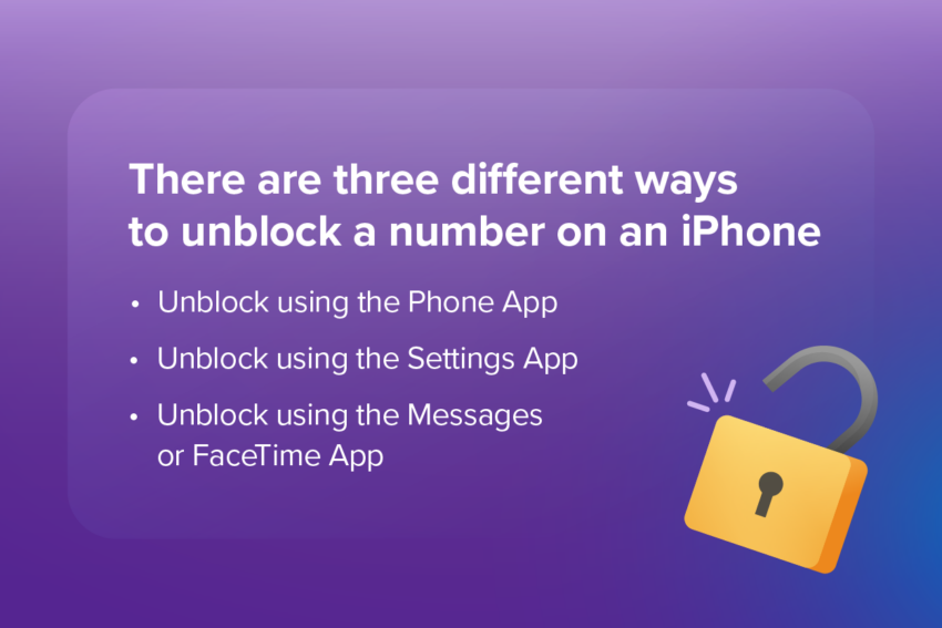 How to unblock a number - iPhone & Android | Ultra Mobile