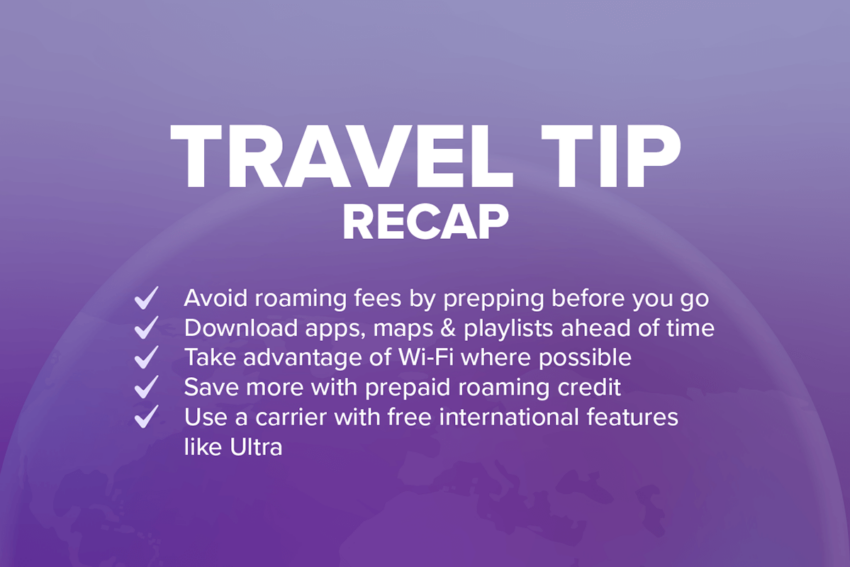 How to Avoid Roaming Fees While Traveling Abroad | Ultra Mobile